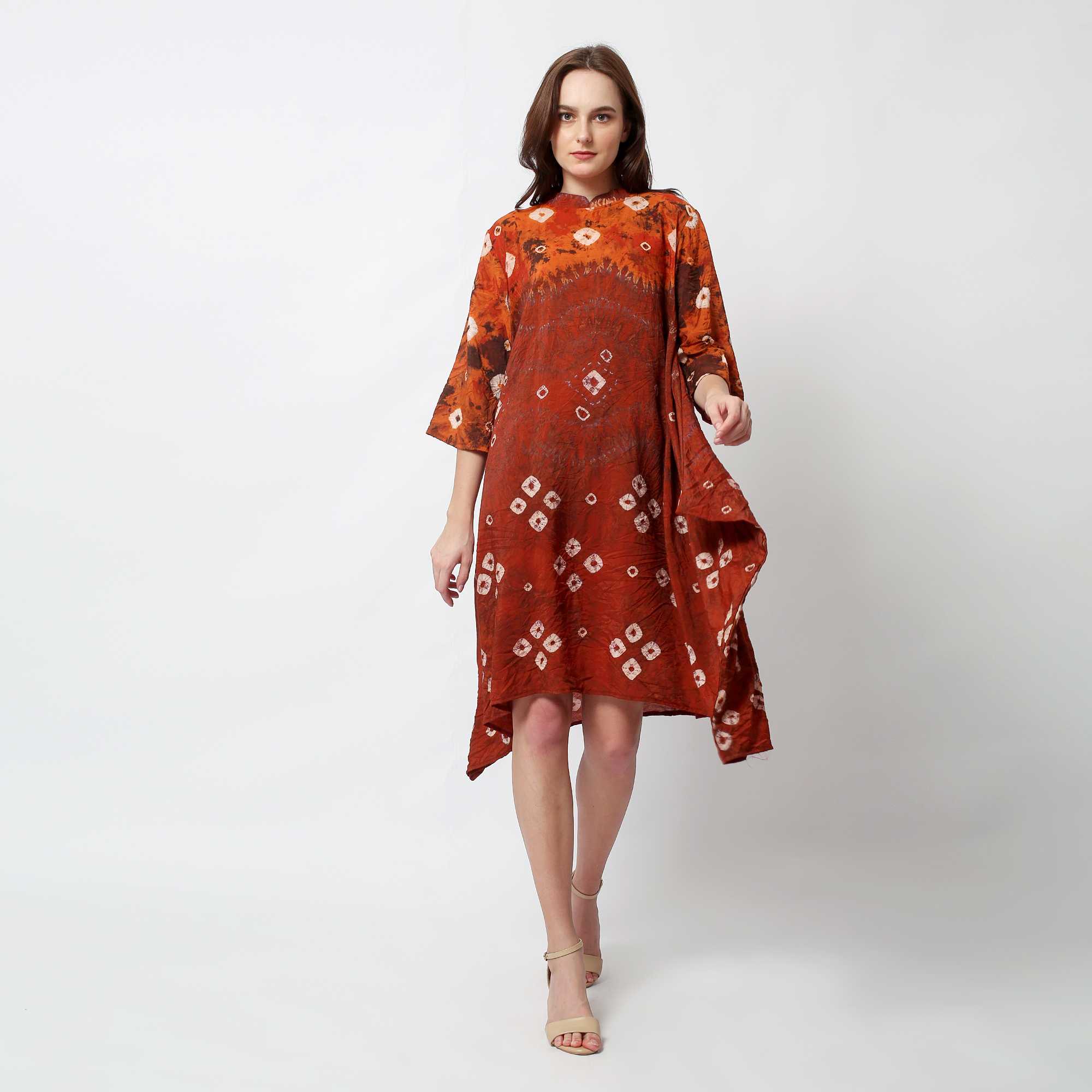 “Jumputan” – Jocelyn Midi Dress – Rumah Batik Wijaya